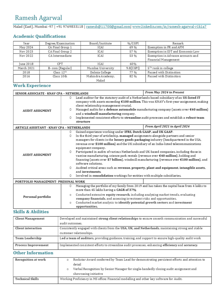Ramesh Resume | PDF