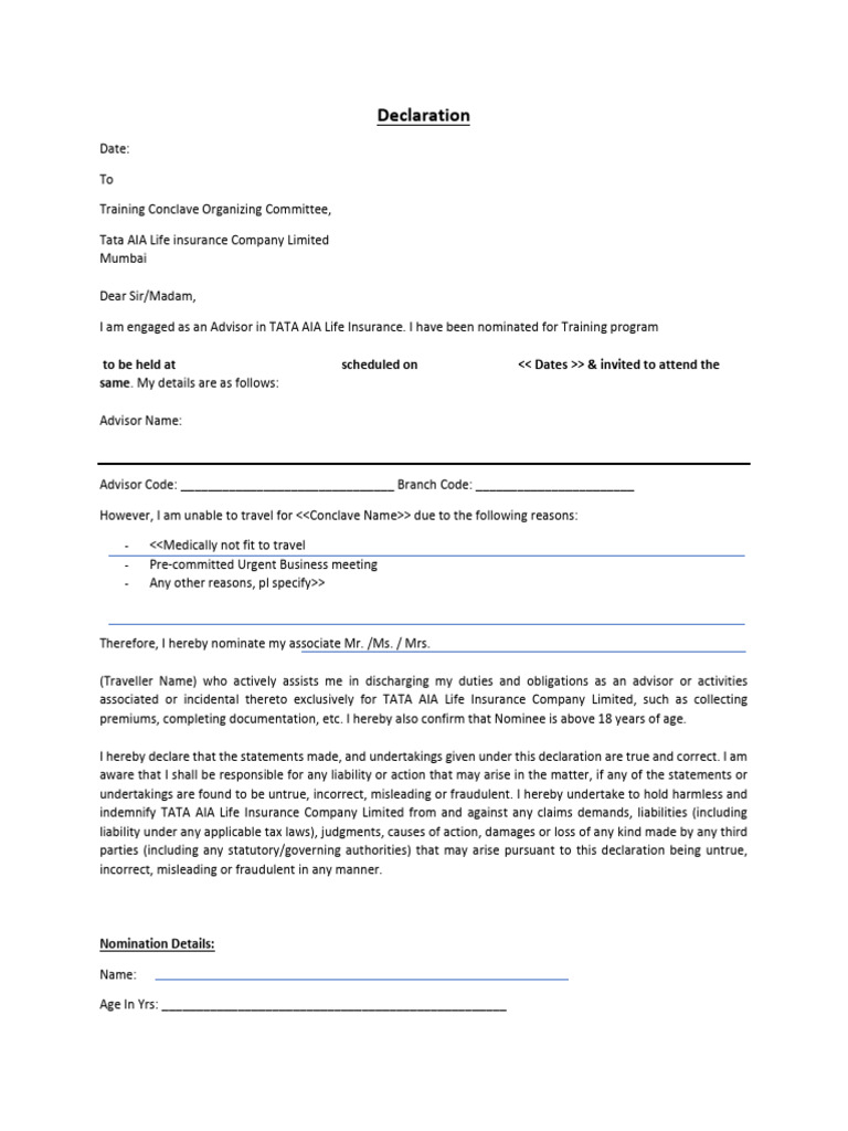 Surrogate Declaration Dubai | PDF