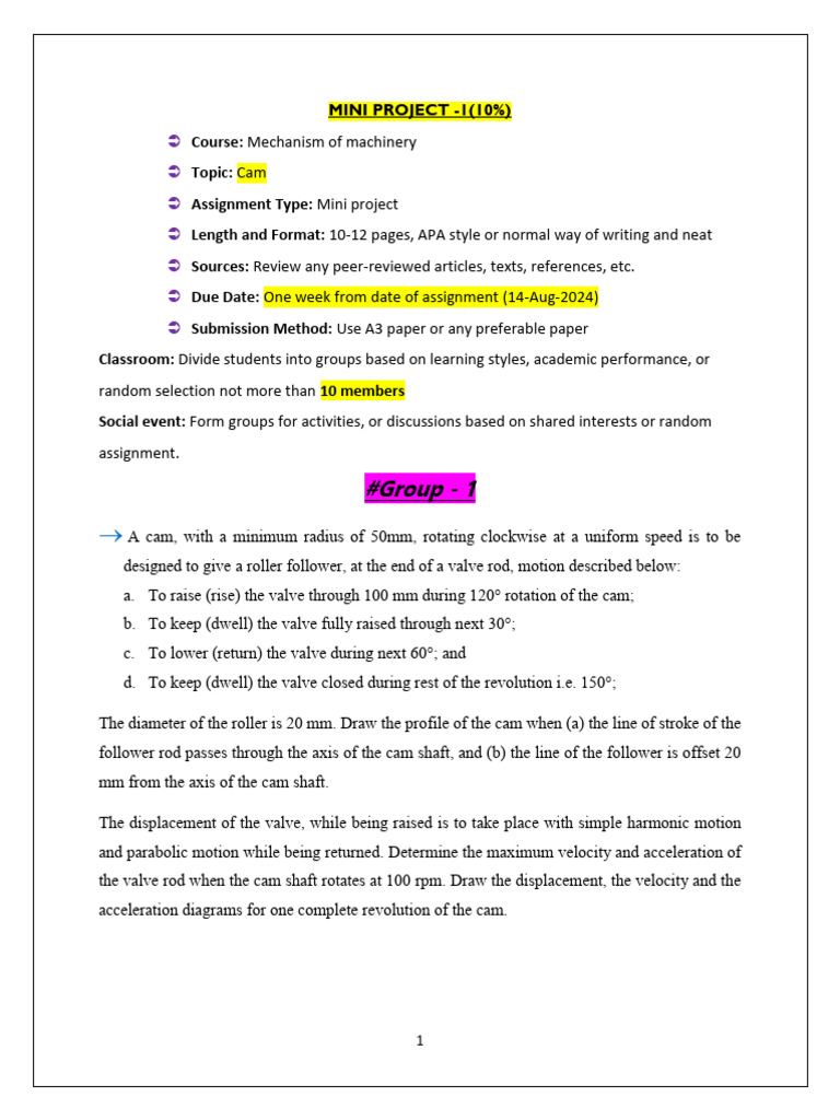 Mini Project | PDF