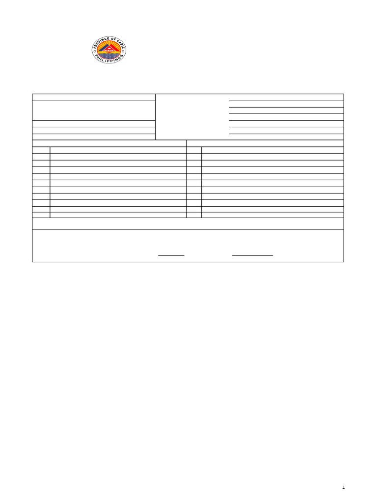 CAPIZ HIGH WALKWAY Program of Works | PDF