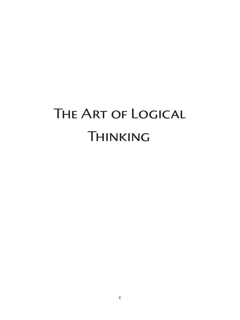 1909 Logical Thinking | PDF