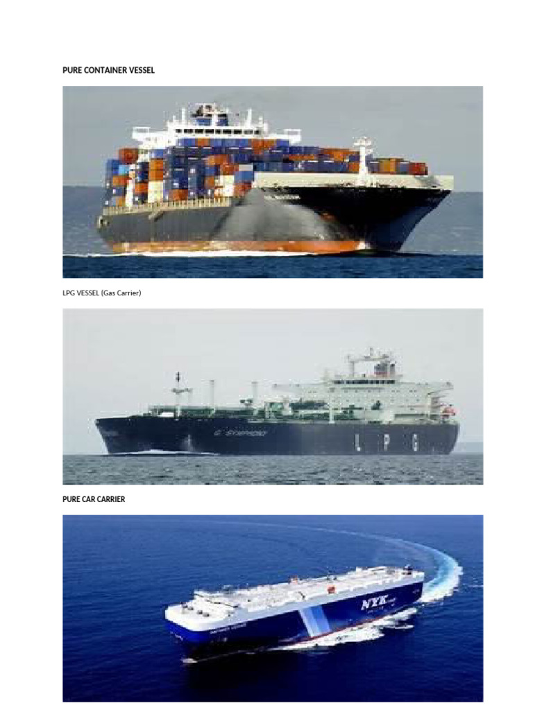 TYPE-OF-MERCHANT-SHIPS | PDF
