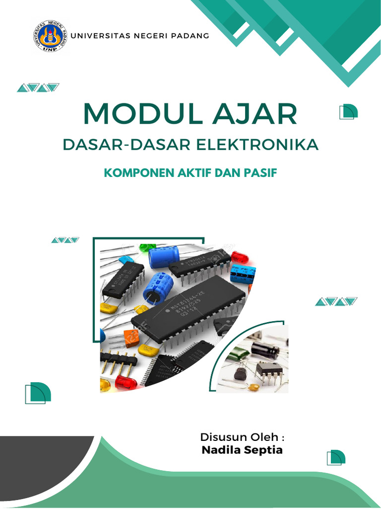 Modul Ajar Komponen Aktif Pasif | PDF
