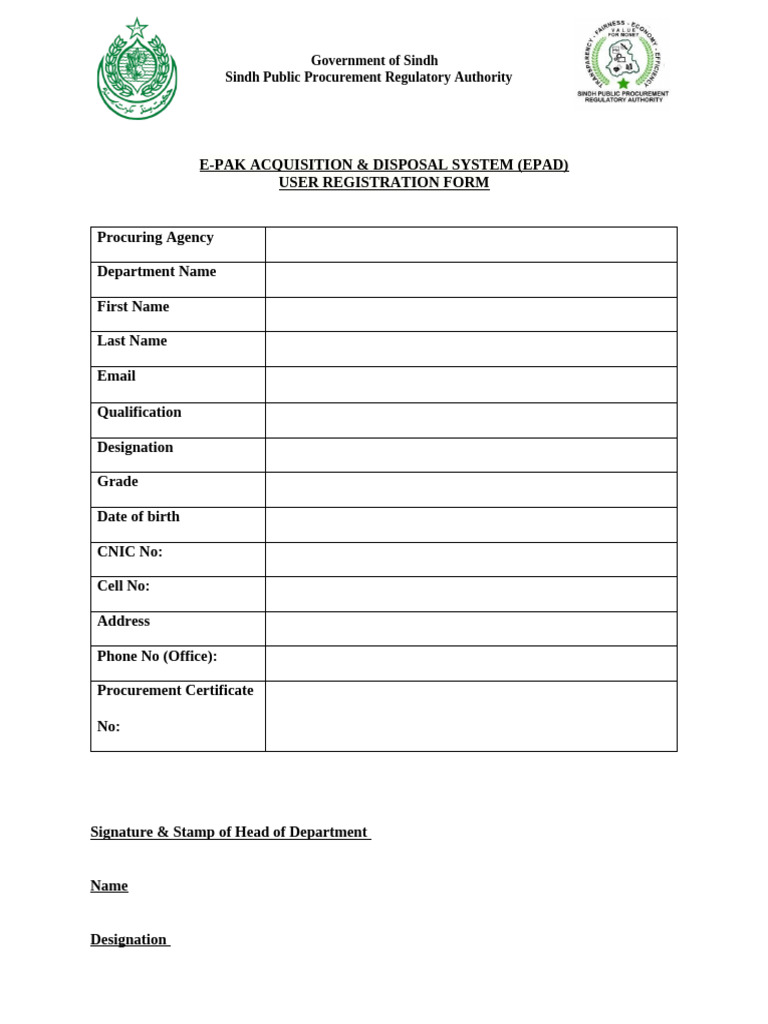 Registeration Form | PDF