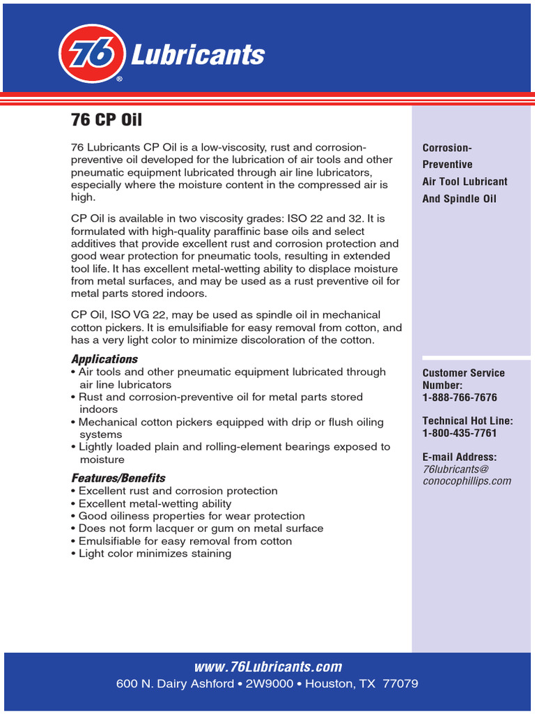76 CP Oil | PDF