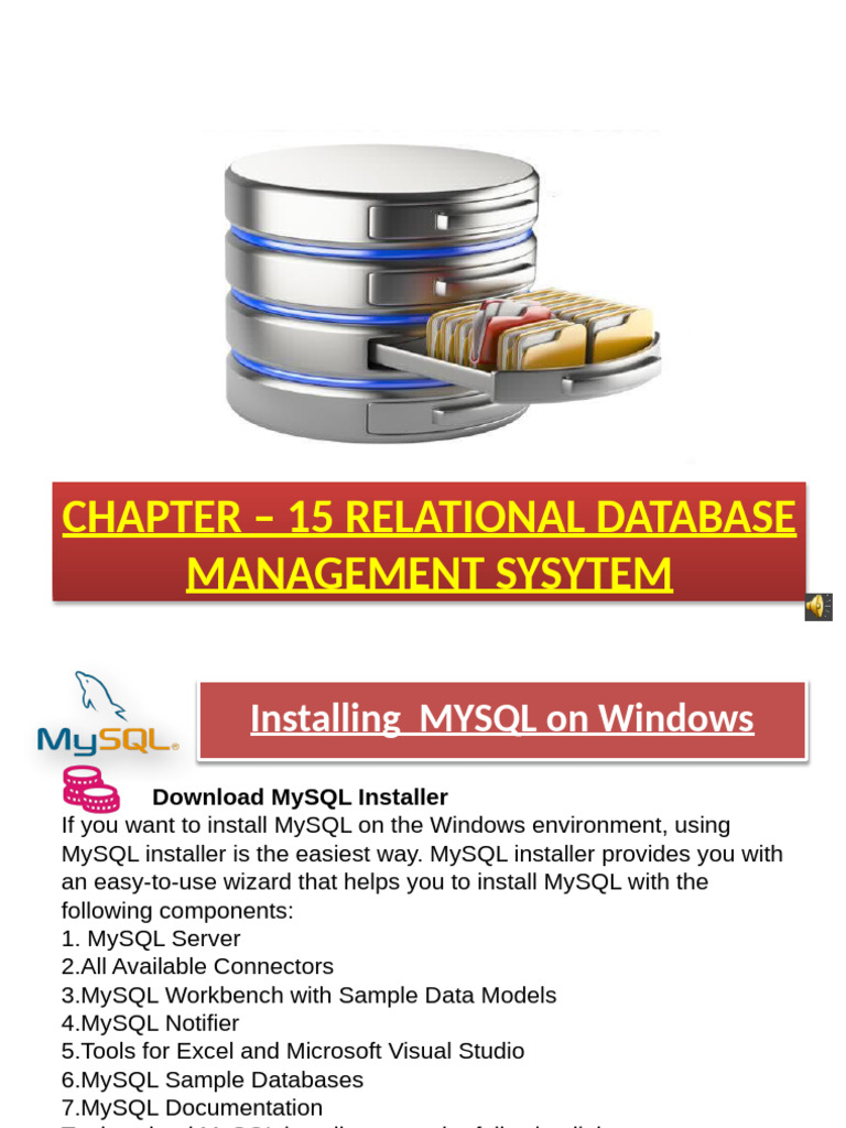 MySQL Installation Guide for Windows | PDF | My Sql | Databases