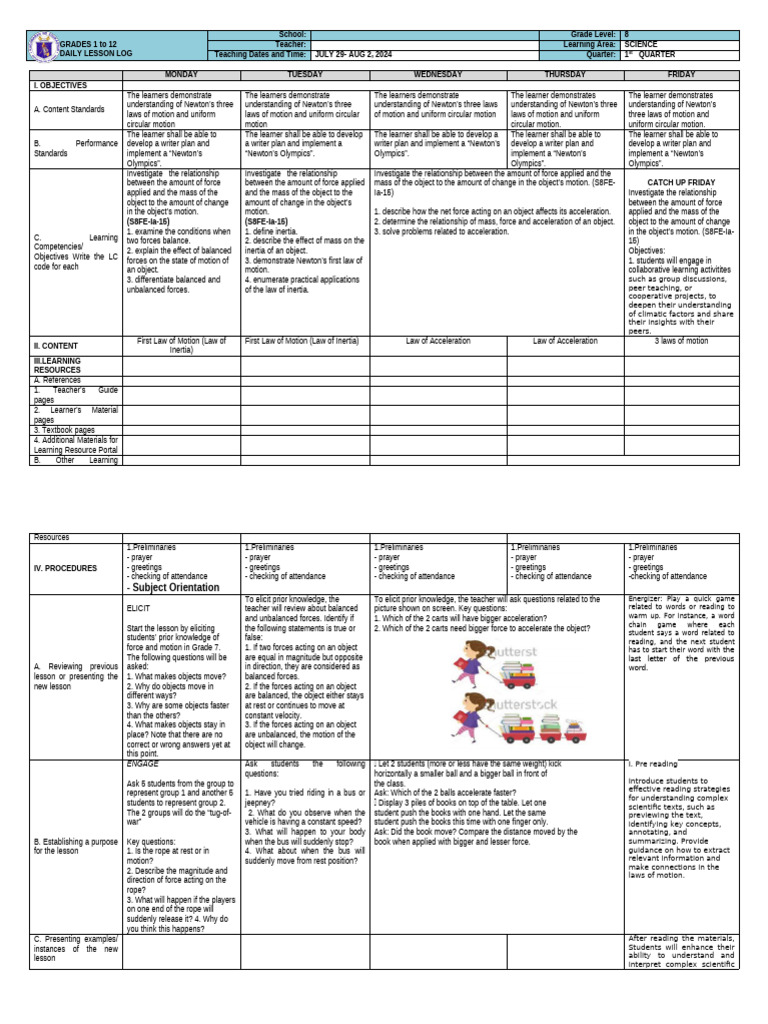 DLL - Science 8-Q1 - W1-Final | PDF
