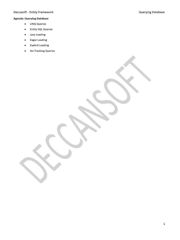 3 - Querying Database | PDF