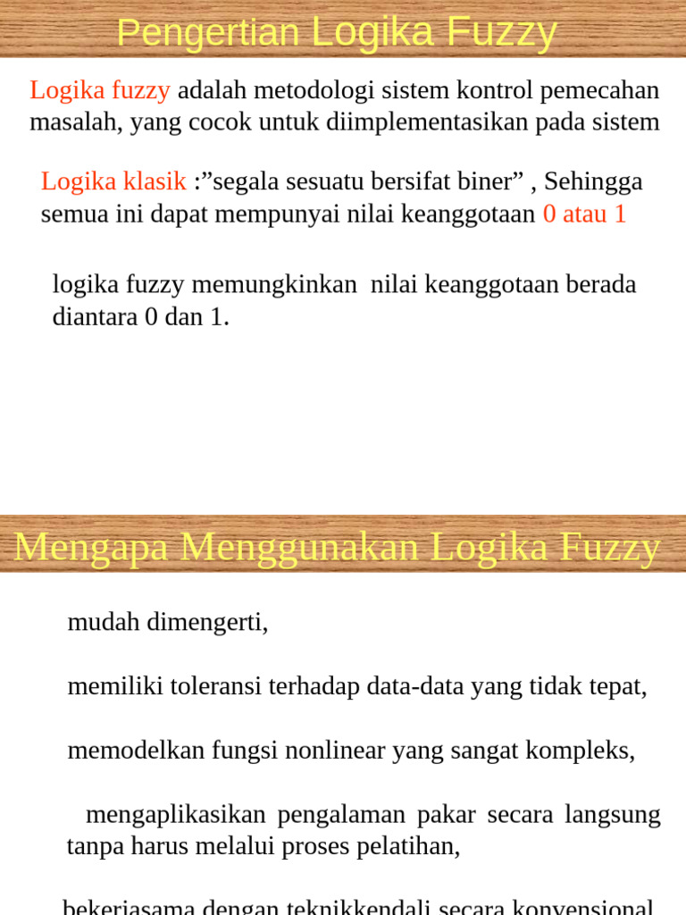 5 Logika Fuzzy | PDF