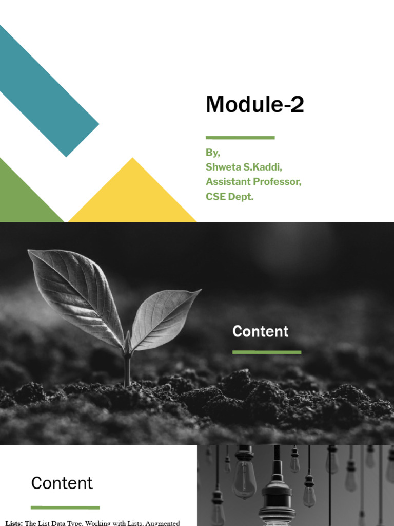 Python Module 2 SK | PDF