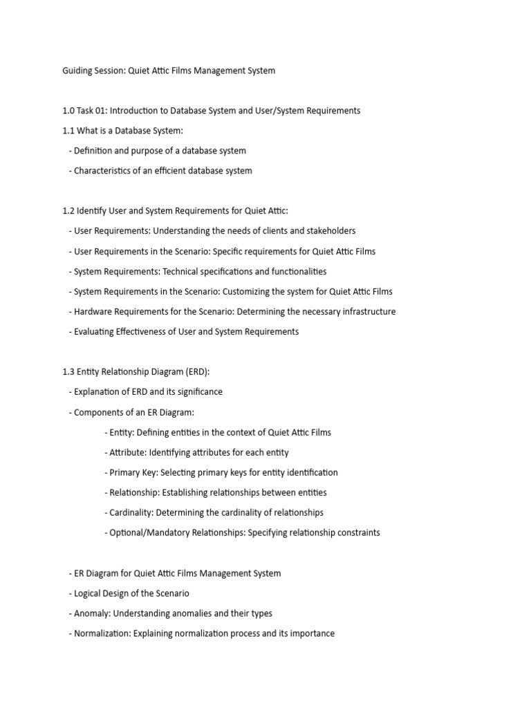 Guiding Session - Database | PDF