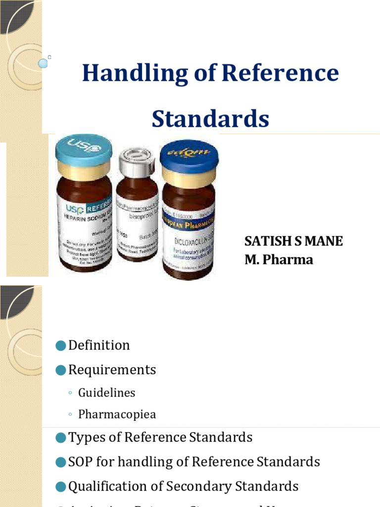 Reference Standards | PDF