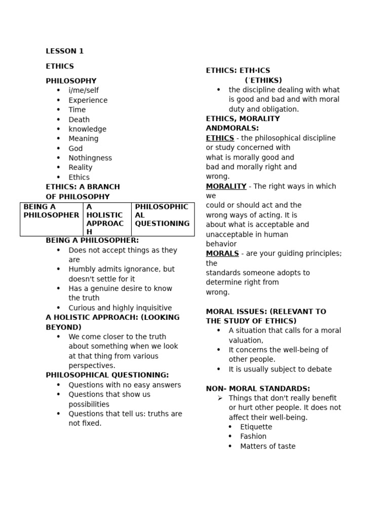Ethics Reviewer Midterms | PDF