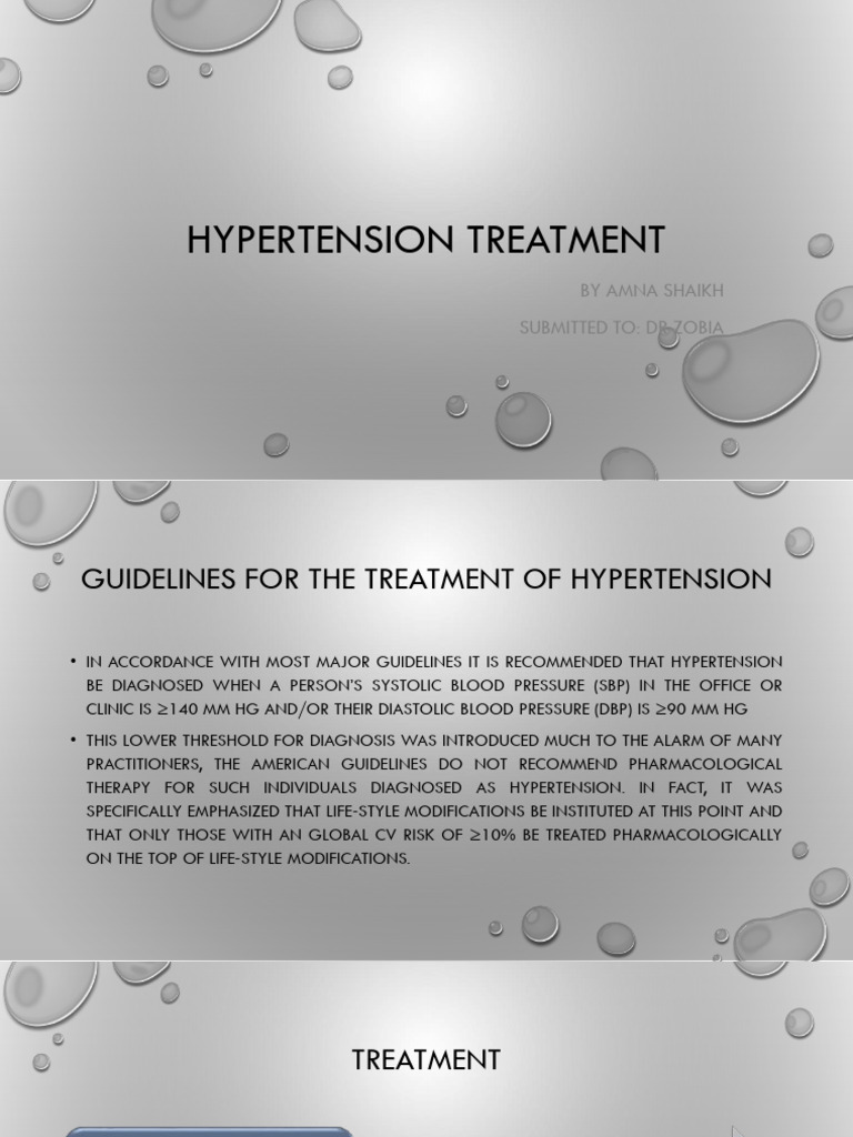 HTN Treatment | PDF