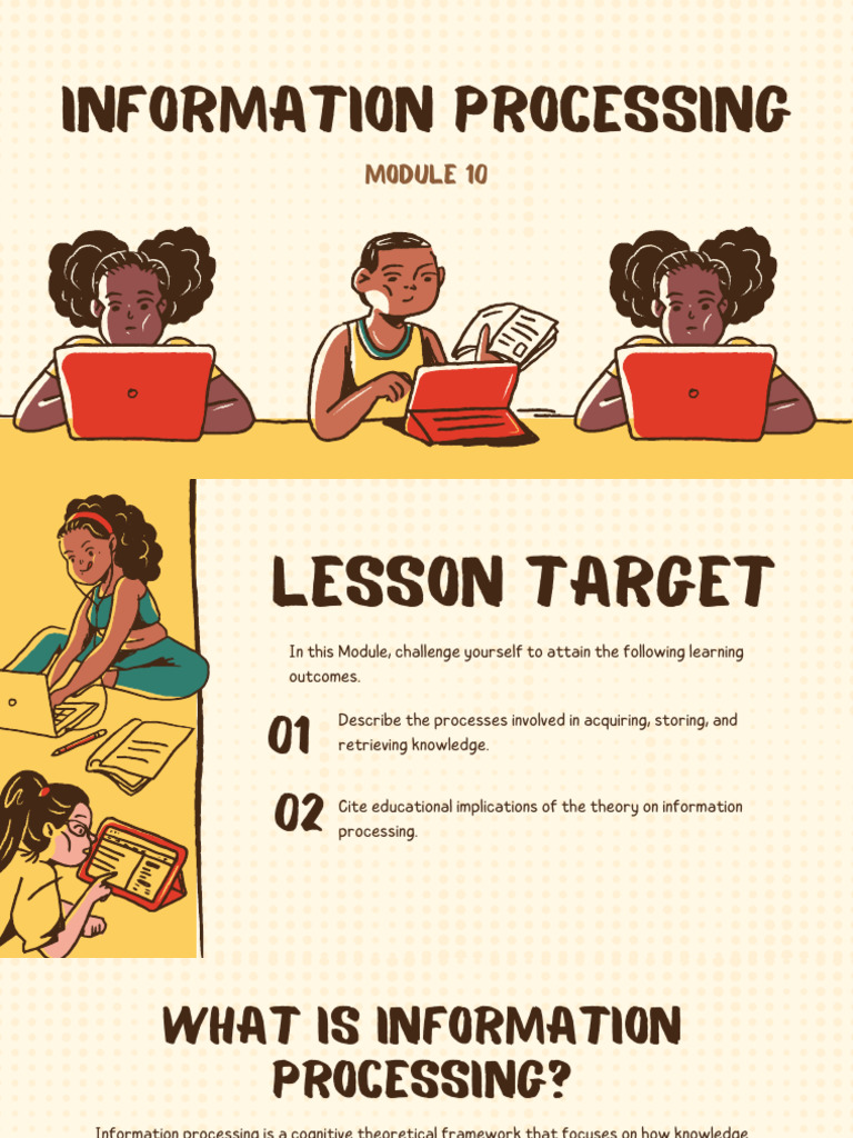 Information Processing Theory | PDF