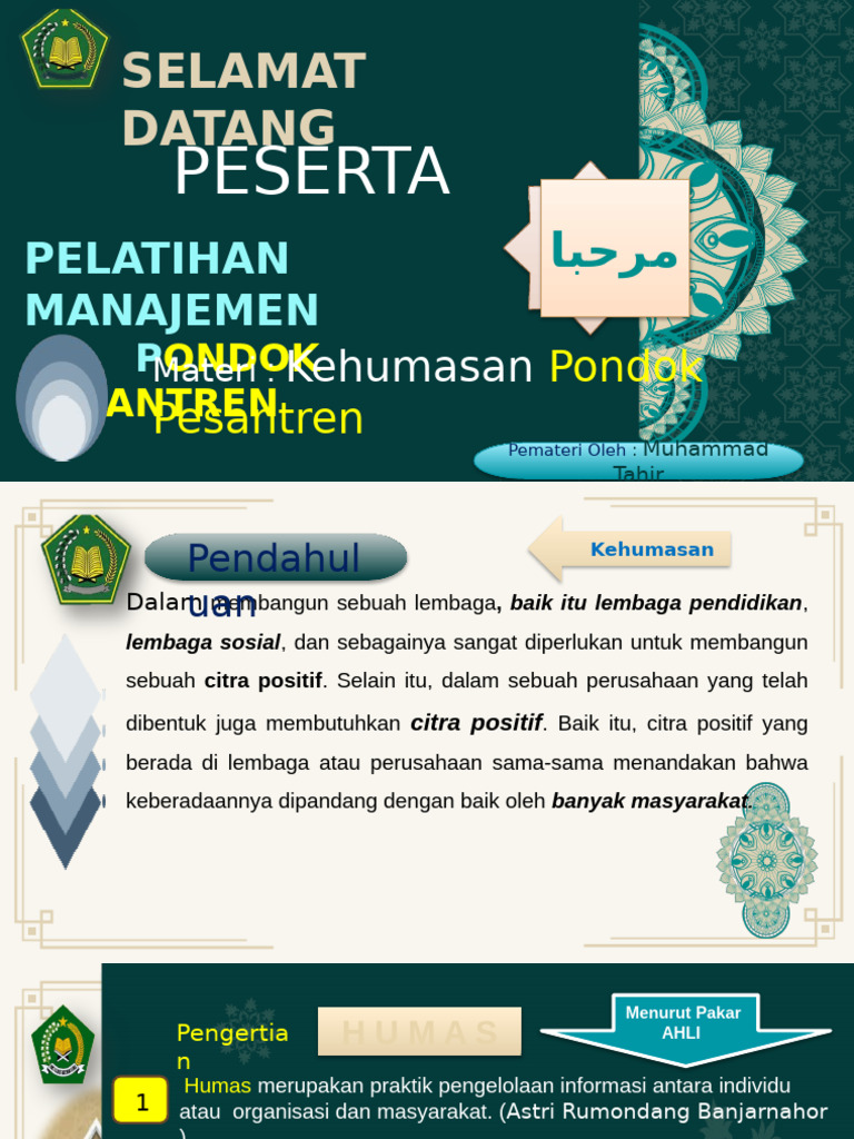 Selamat Datang: Peserta | PDF