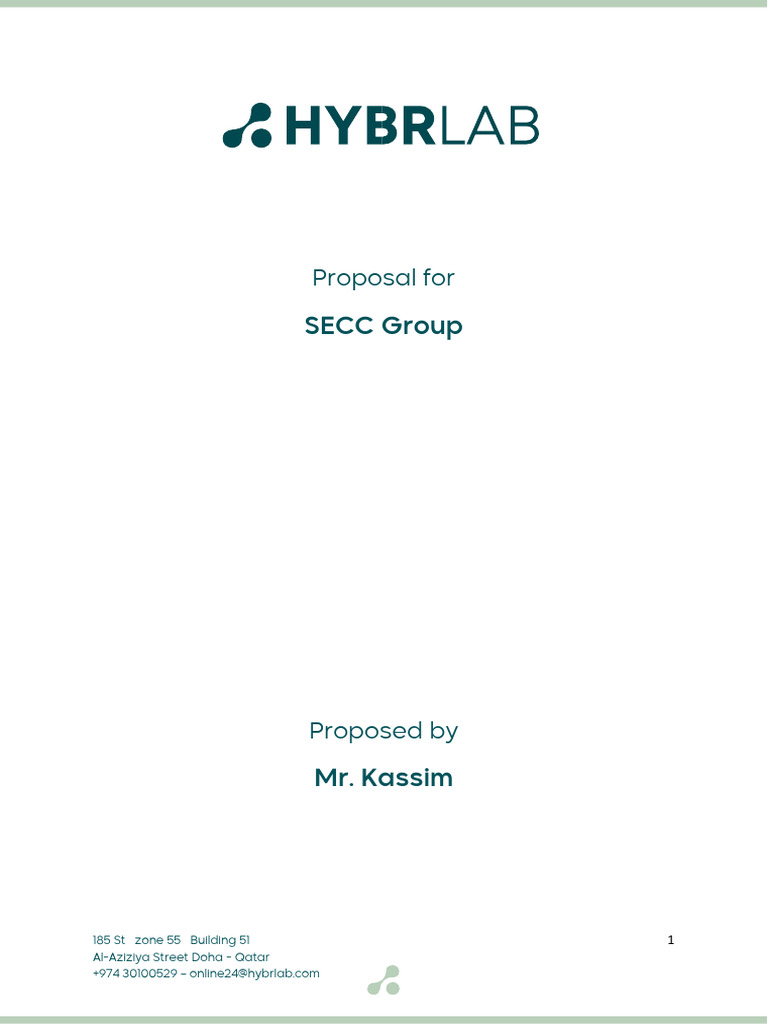 SECC Group Option 1 | PDF