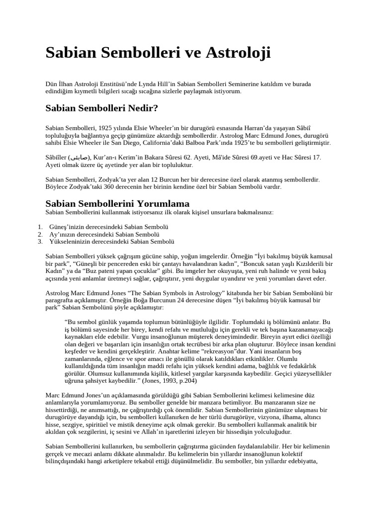 Sabian Sembolleri | PDF