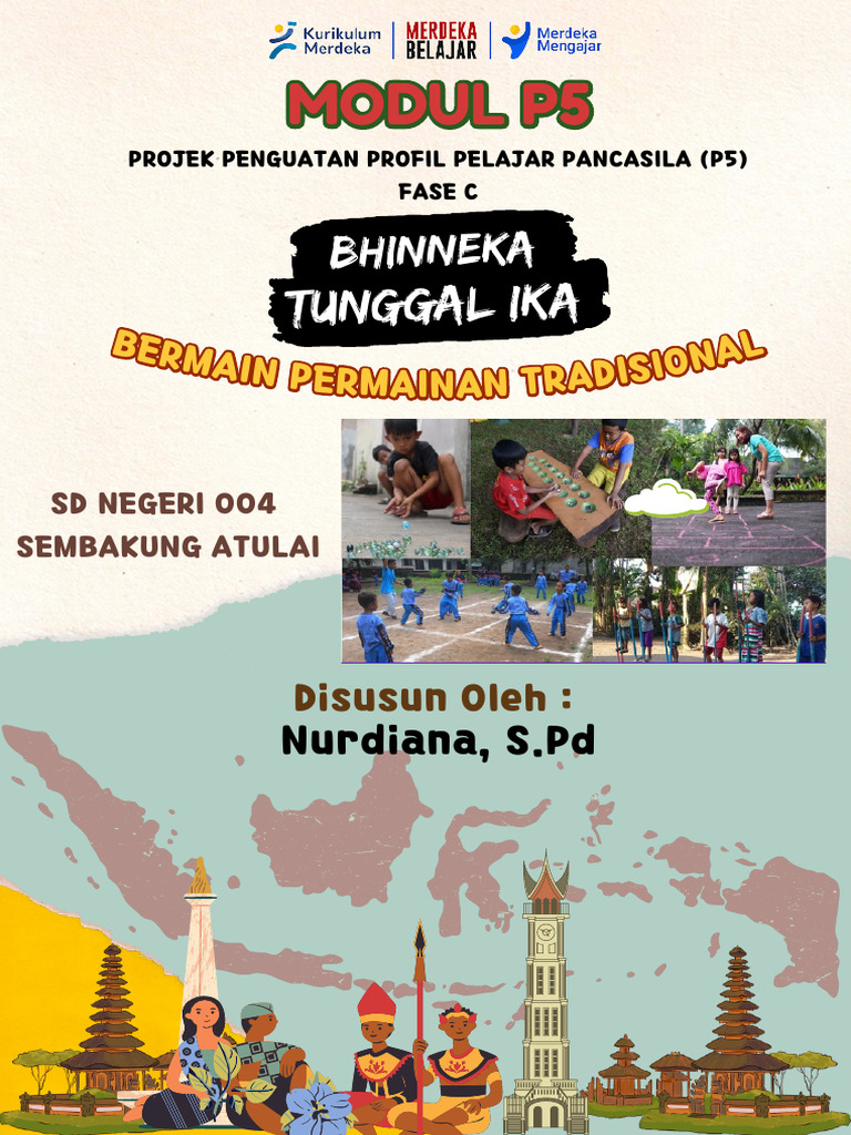 Ibu Nurdiana Modul P5 Bhinneka Tunggal Ika | PDF