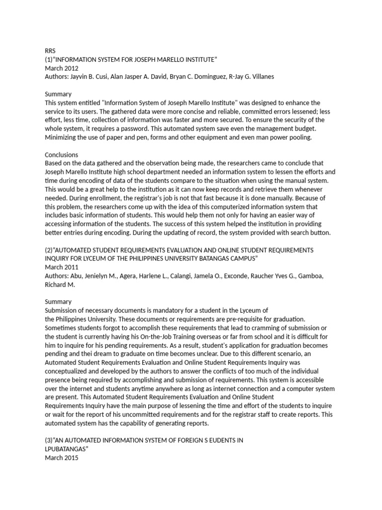 For Rrs Comparison | PDF