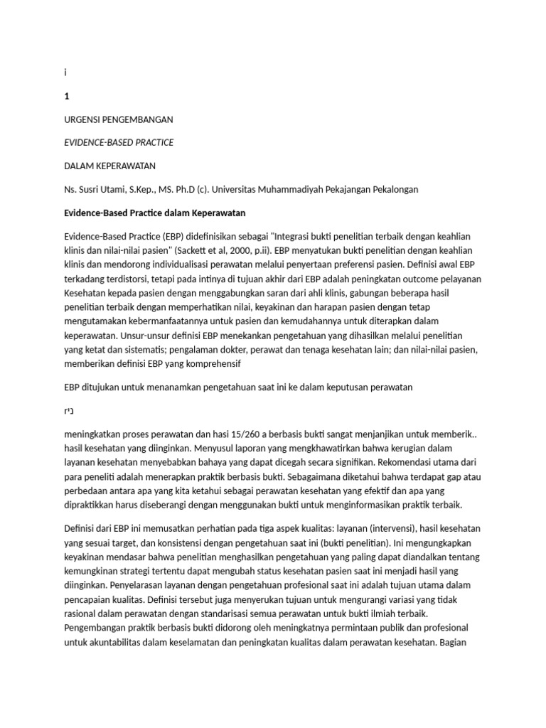 Evidence-Based Practice | PDF