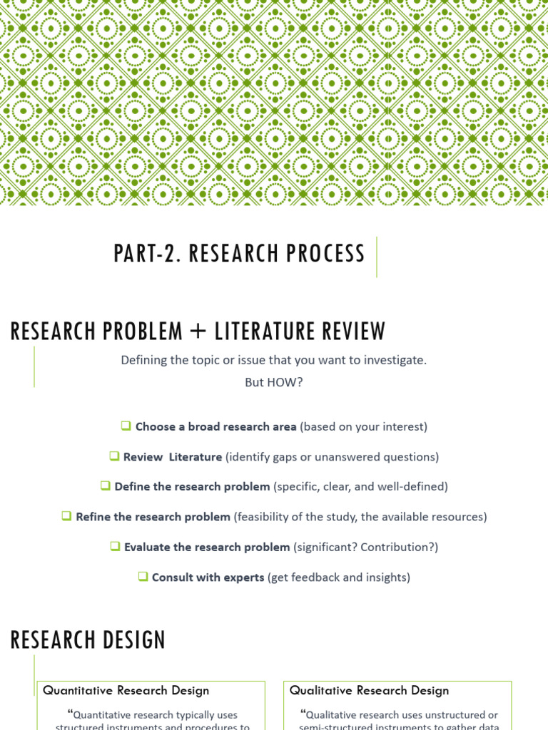 Part-2 - Research Process | PDF