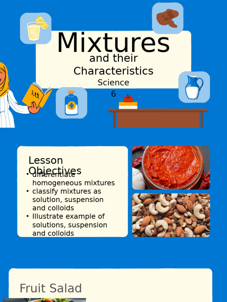 Mixture - Grade 6 | PDF