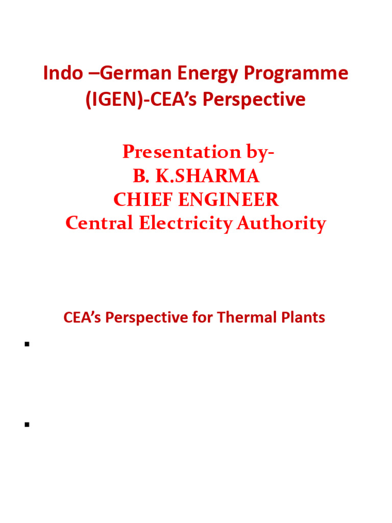 2-1 CEA Perspective On IGEN Activities | PDF