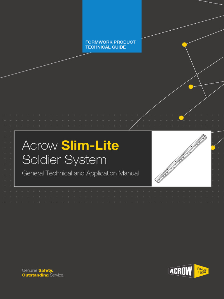Acrow Slim-Lite Soldier System Guide | PDF | Nut (Hardware)