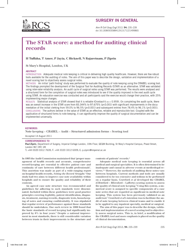 STAR Method For Auditing | PDF