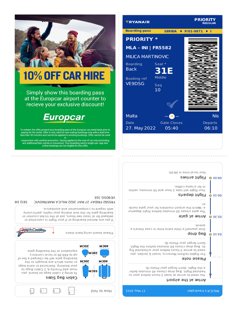 Boarding Pass 2 | PDF