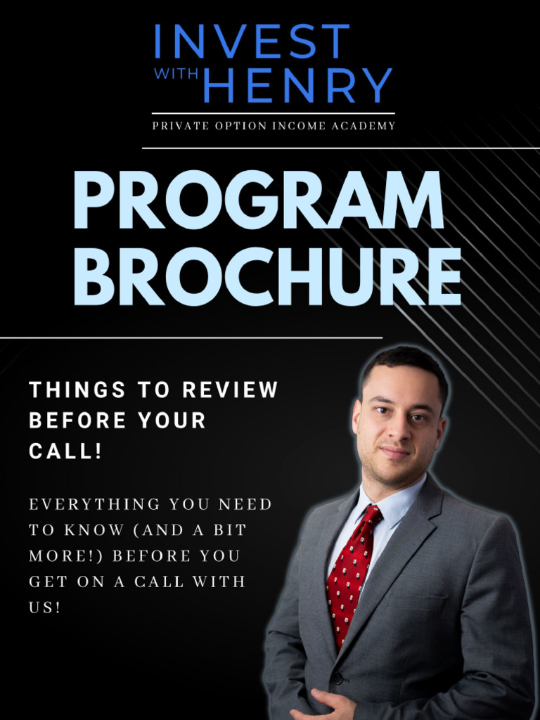 2 Program Brochure - Invest With Henry PDF Updated 09-21 | PDF