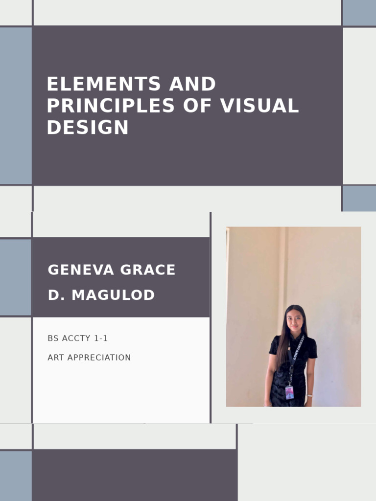 Elements and Principles of Visual Design | PDF