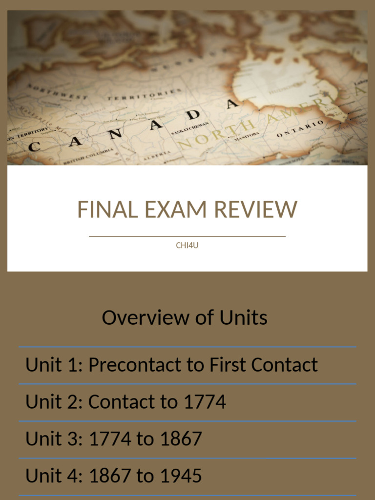 Final Exam Review Chi4u | PDF
