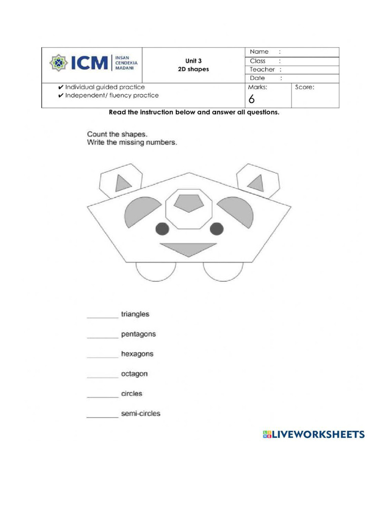 Unit 3 2D and 3D Shapes | PDF