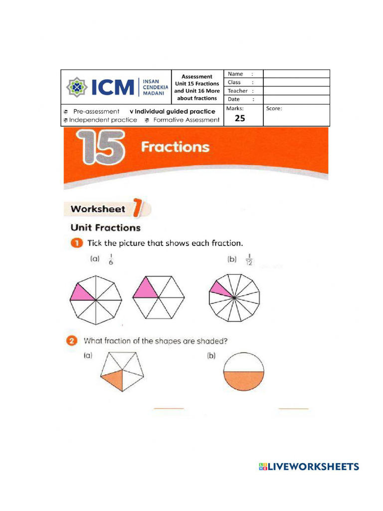 Fractions | PDF