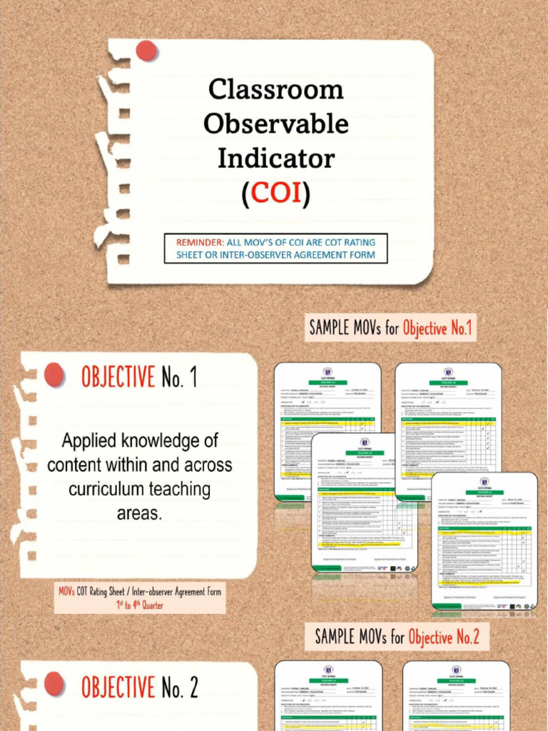 Classroom Observable Indicator | PDF