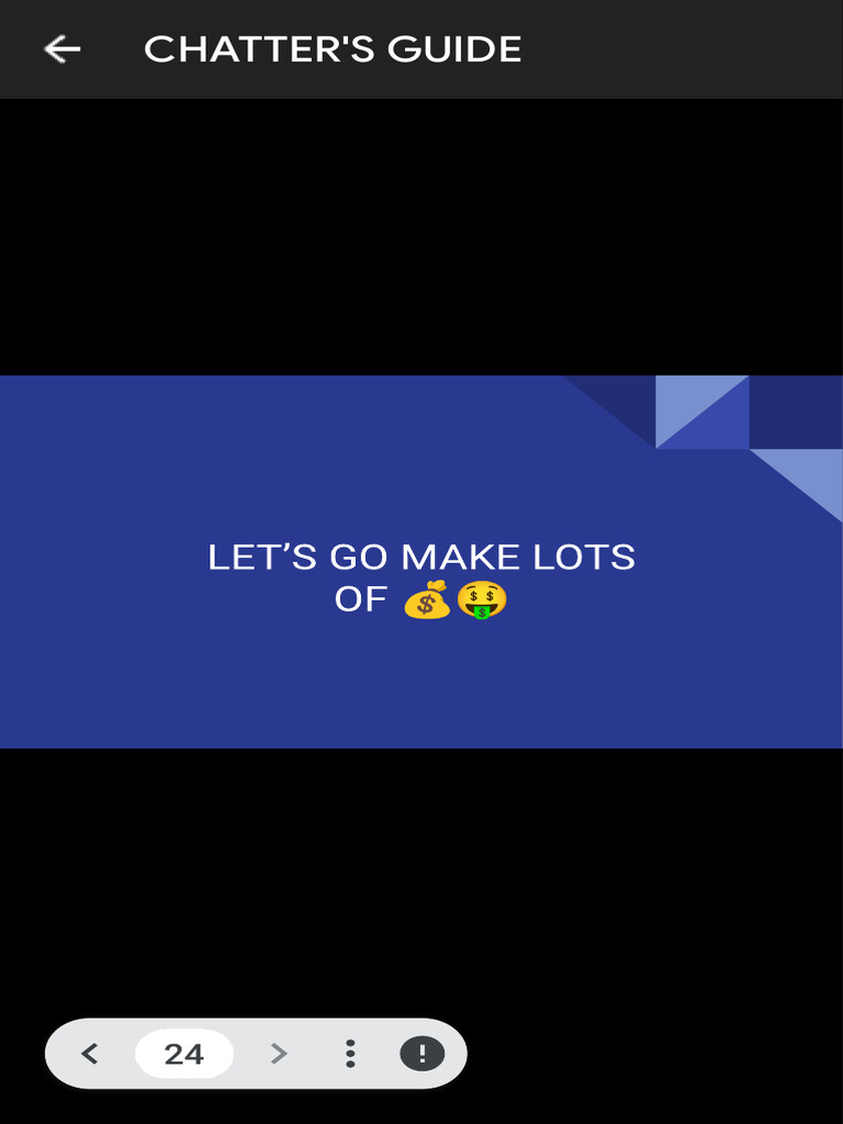 CHATTER'S GUIDE - Google Slides | PDF