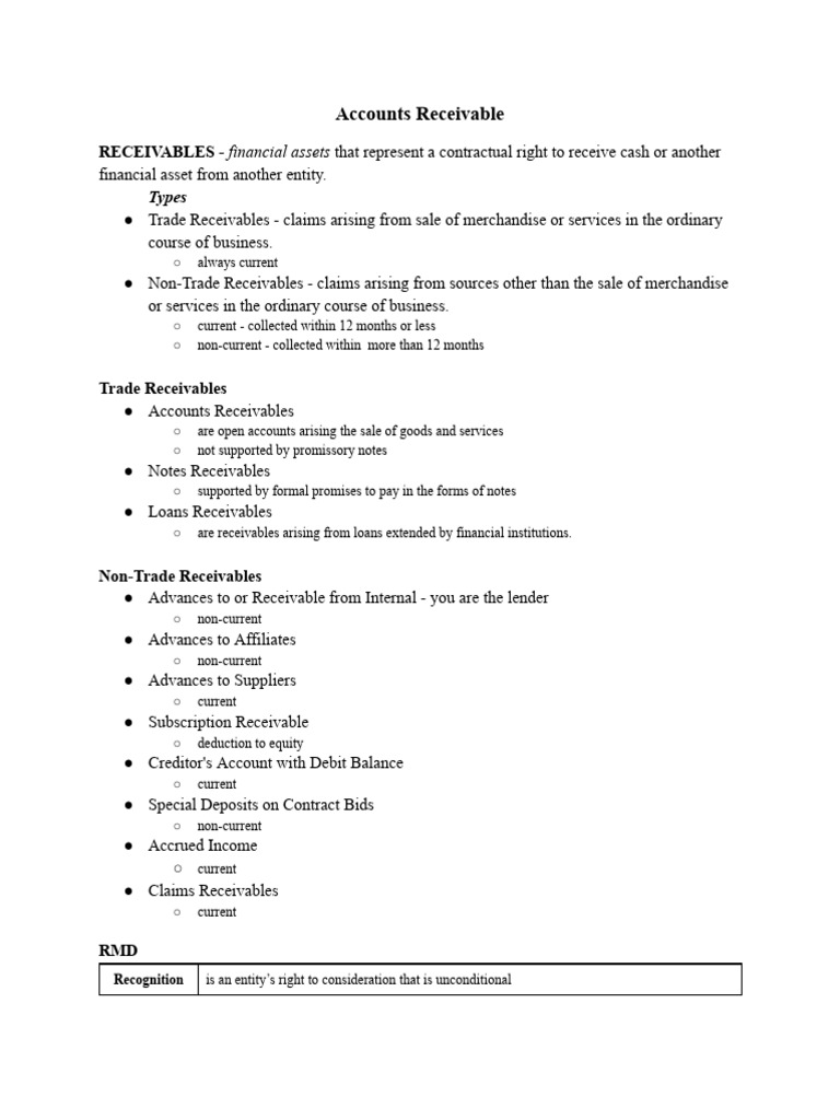 4 Accounts Receivable | PDF