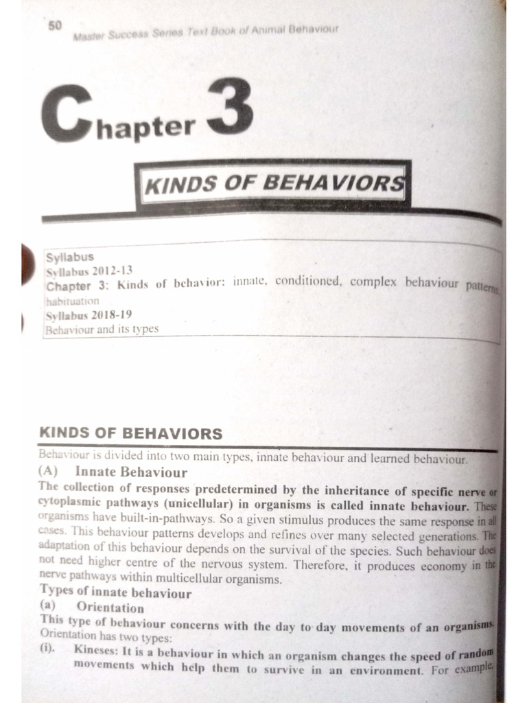 kinds of behavior | PDF
