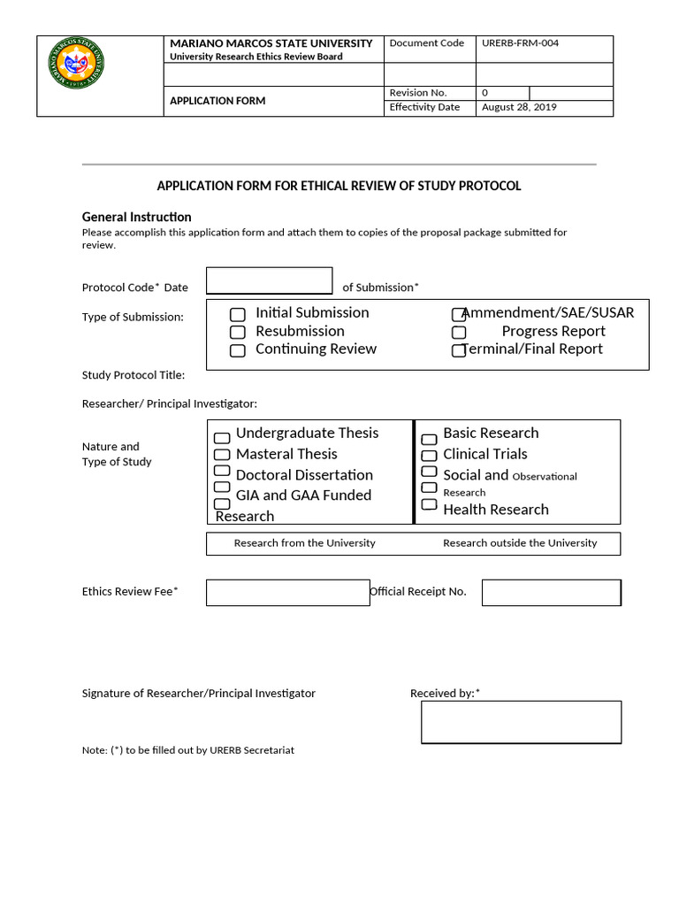 1 URERB Form 4 Application Form | PDF