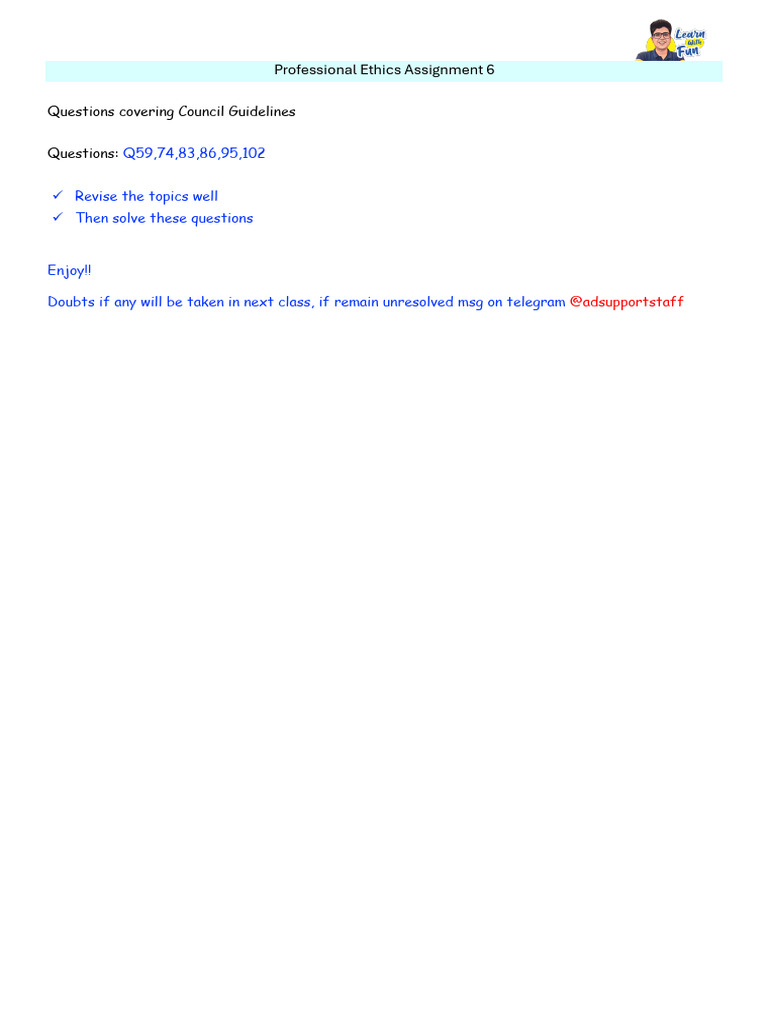 PE Assignment 6 | PDF