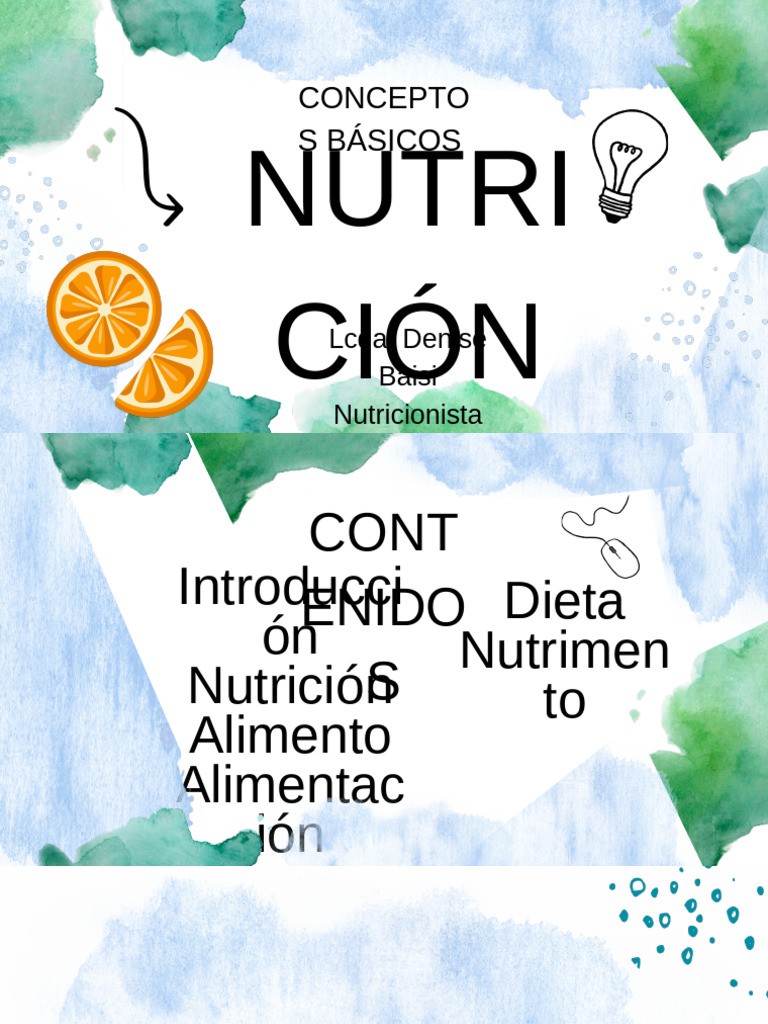 Conceptos BÃ¡sicos de NutriciÃ N | PDF