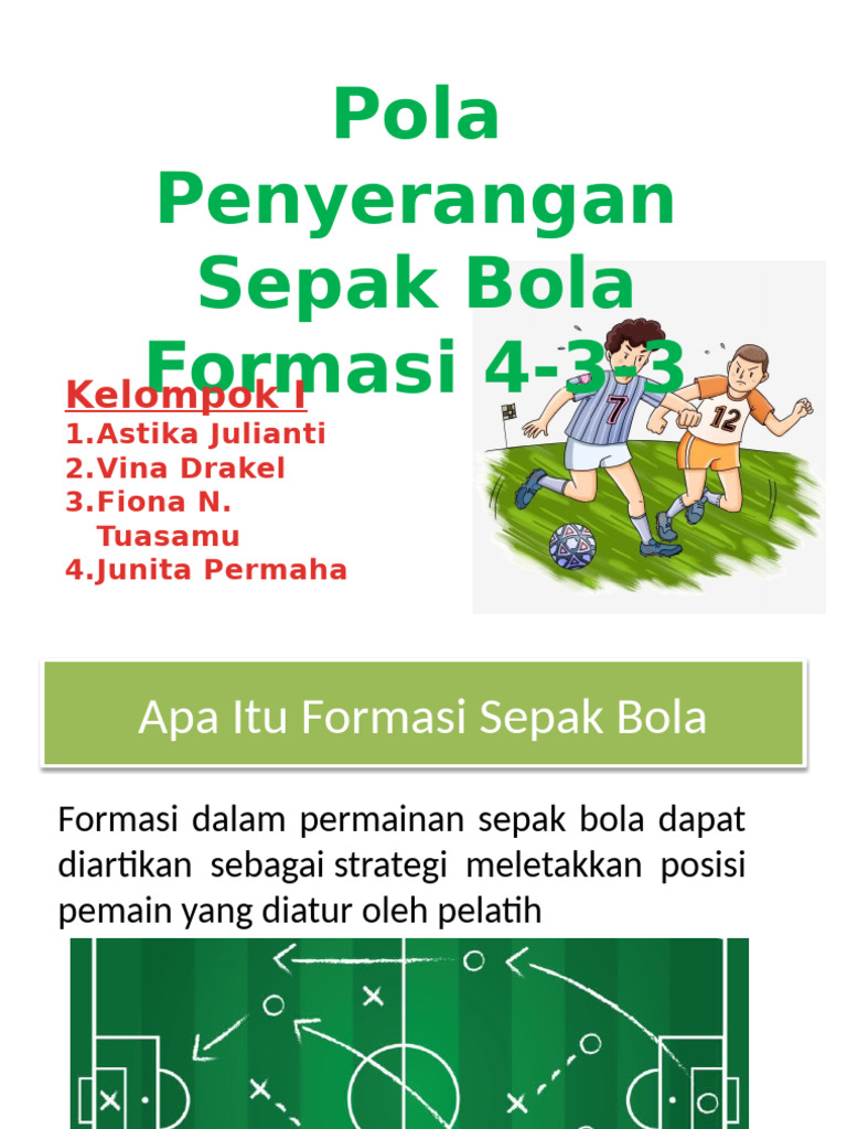 Pola Penyerangan Sepak Bola Formasi 4-3-3 | PDF