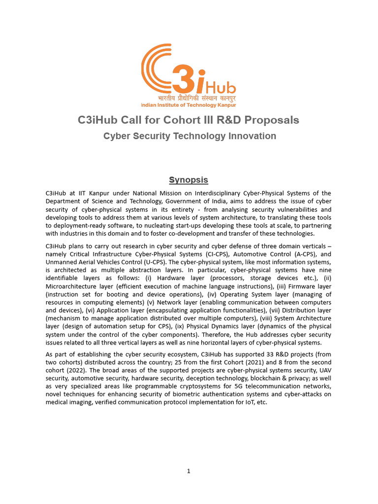 Cohort 3 Call For Proposals Guidelines | PDF