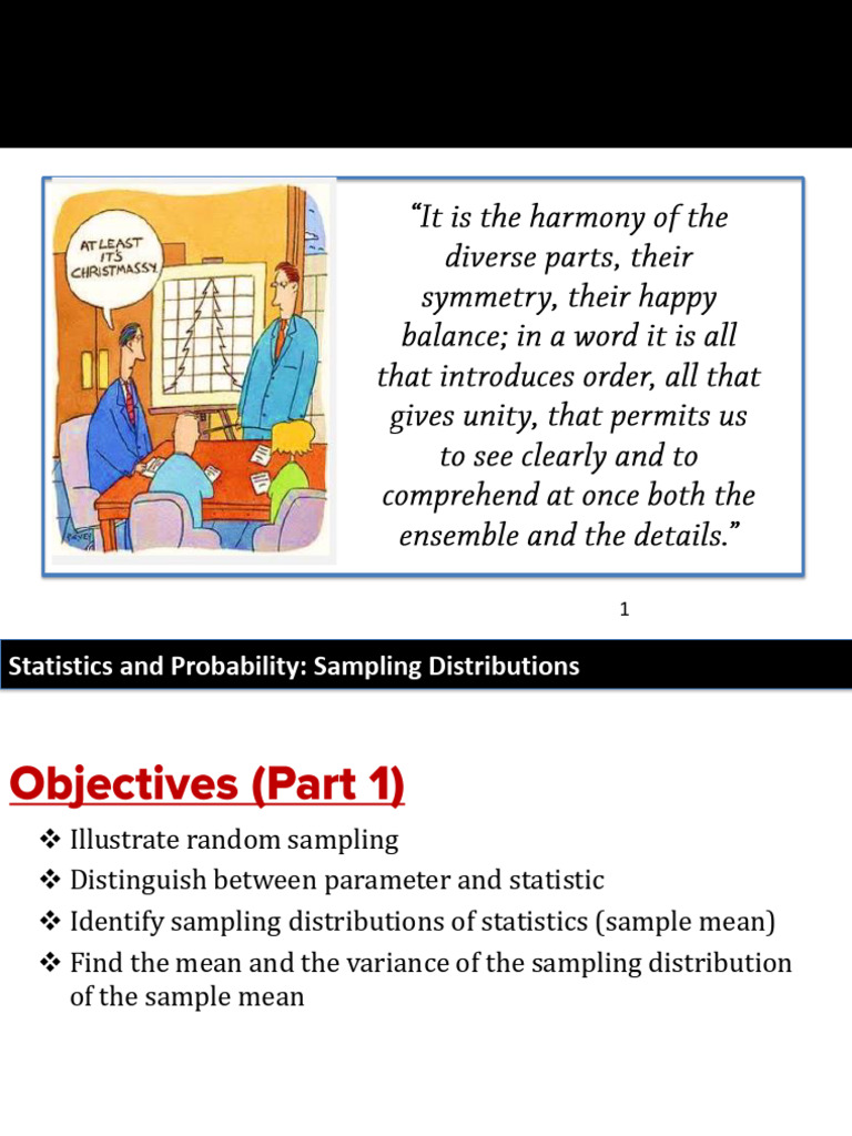 Lecture 4 Sampling Sampling Distribution and CLT Part 1 | PDF