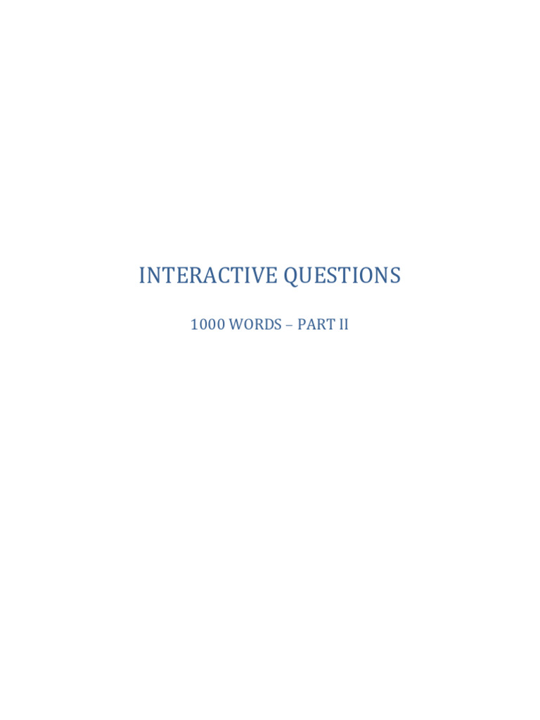 Scripts and Questions Part 2 | PDF