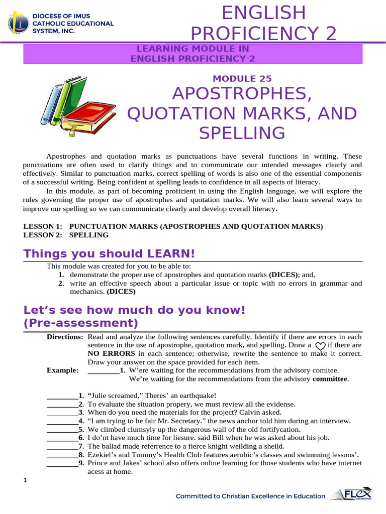 English Proficiency 2 G11 Module 25 2nd Period For Printing | PDF