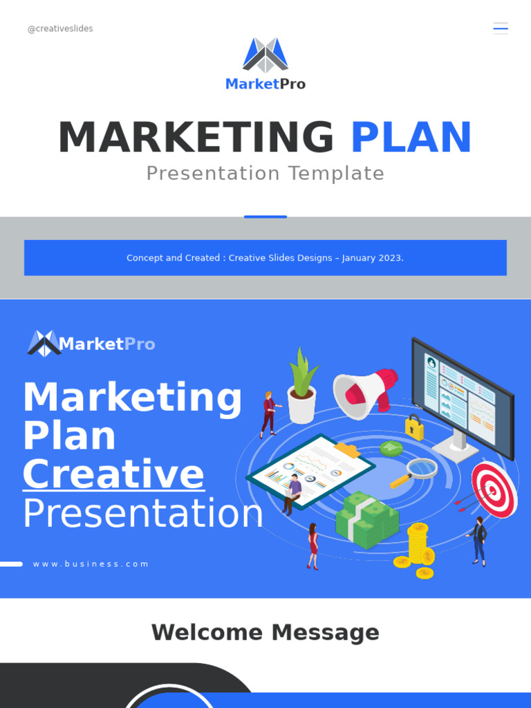 Marketing Plan Powerpoint Template Pdf
