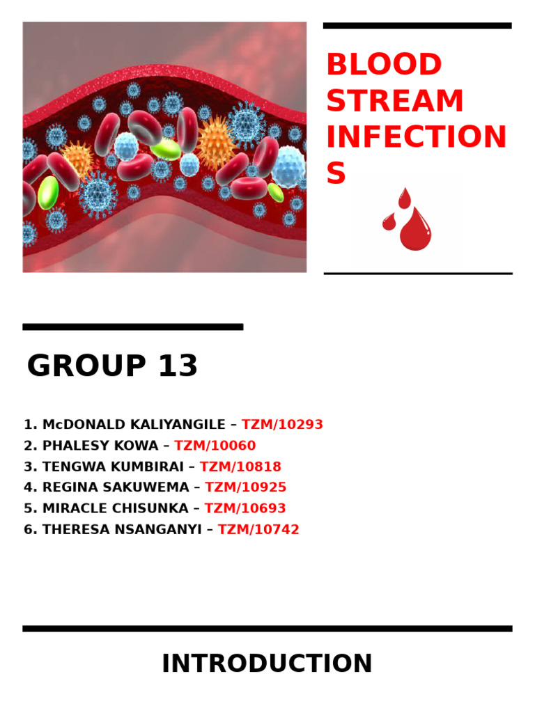 Bloodstream Infections | PDF